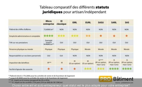 Choisir entre eirl et auto-entrepreneur: quel statut est le plus adapté pour votre entreprise ...